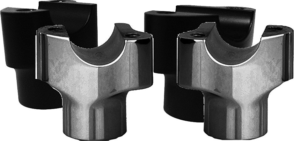 Wild 1 Chubby Risers 1.5" Straight Black WO525B — ROCO 4X4