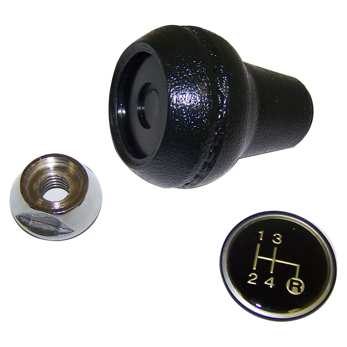 Crown Automotive Metal Black Shift Knob Kit 3241067K — ROCO 4X4