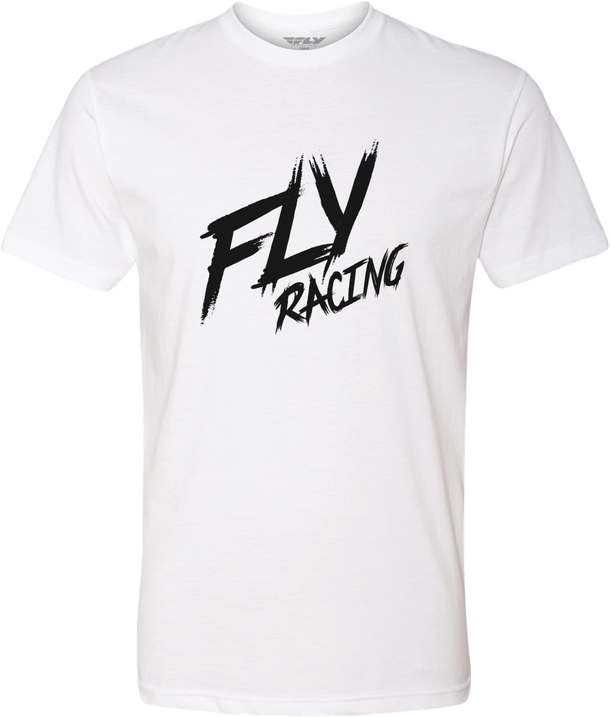 Fly Racing Fly Brawl Tee White Lg 352-0024L — ROCO 4X4