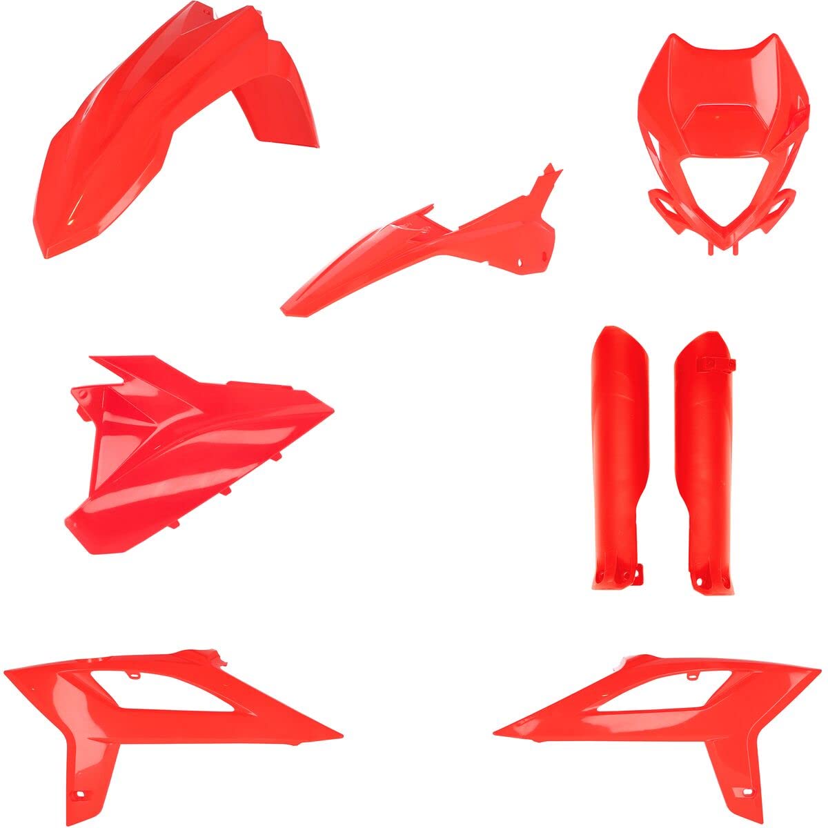 Acerbis Full Plastic Kit (Red) For 20-22 BETA 250RR2STROKE — ROCO 4X4