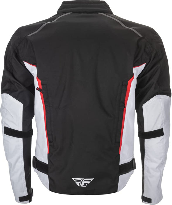 Fly Racing Launch Jacket (Black/White/Red, Medium) — ROCO 4X4