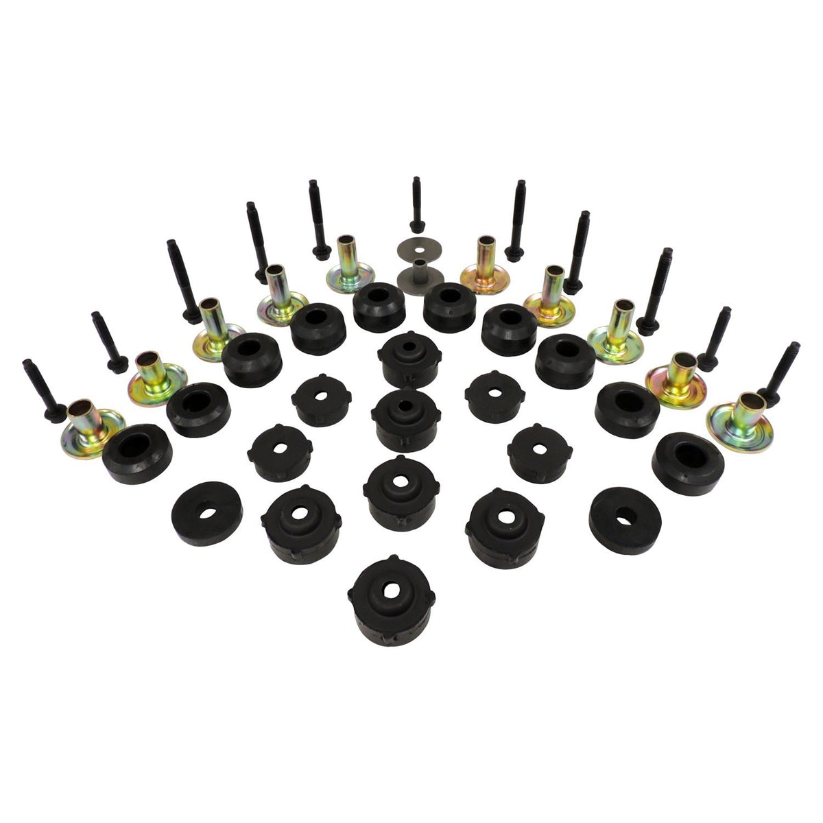 Crown Automotive Metal Unpainted Body Mount Master Kit 52002723MK — ROCO 4X4