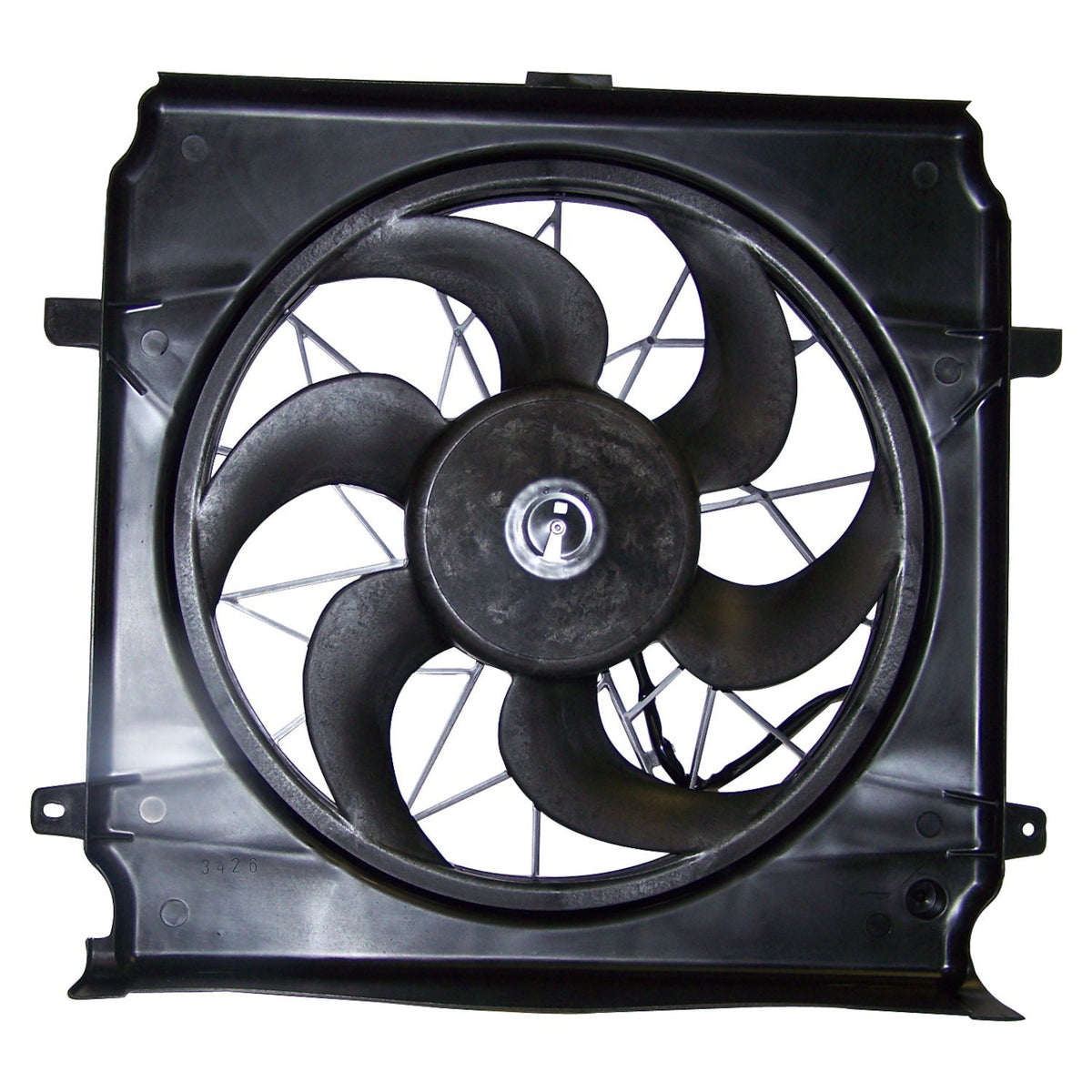 Crown Automotive Plastic Black Cooling Fan Module 55037692AB — ROCO 4X4