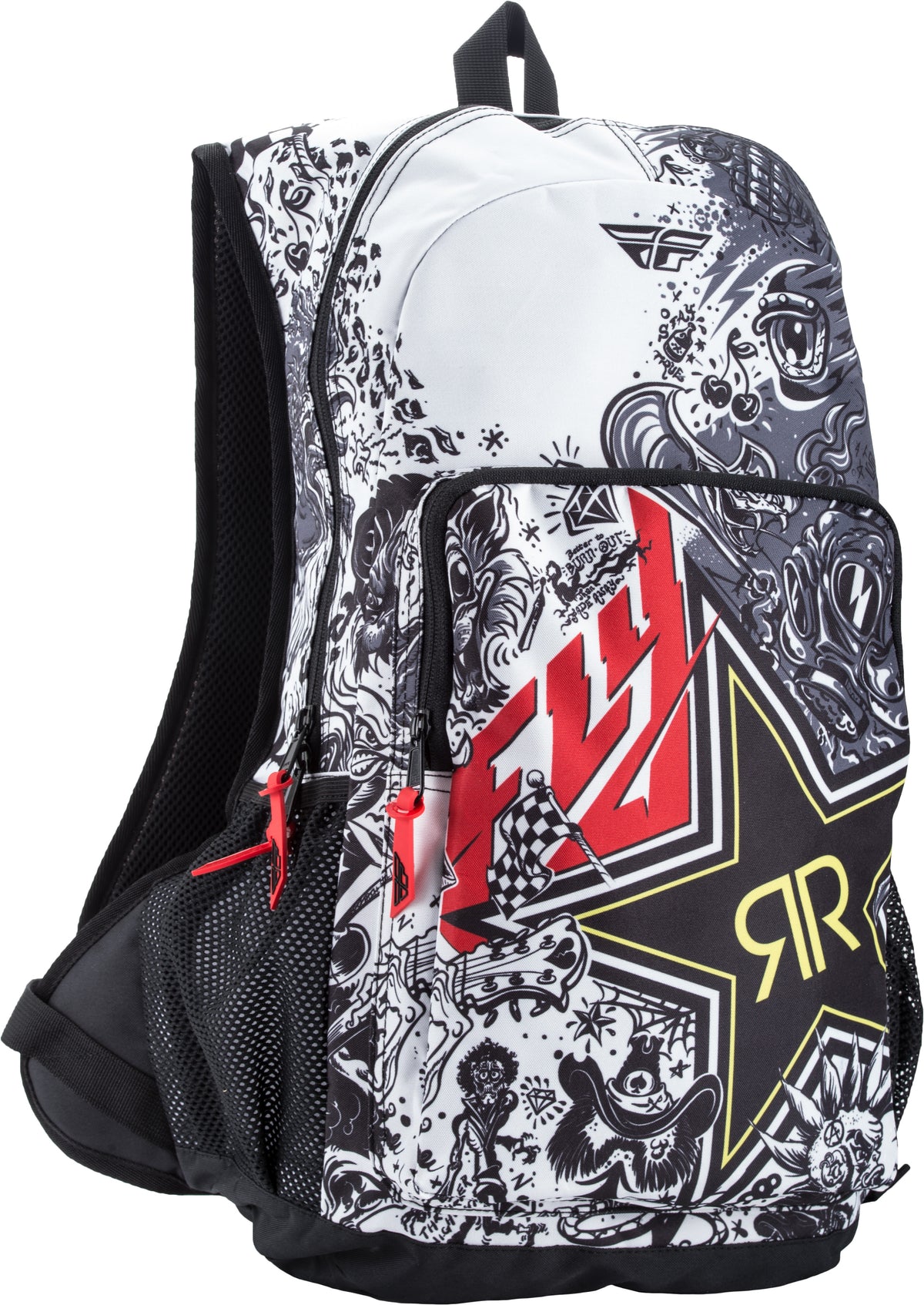 Fly Racing Jump Rockstar Backpack Black/White 28-5149 — ROCO 4X4