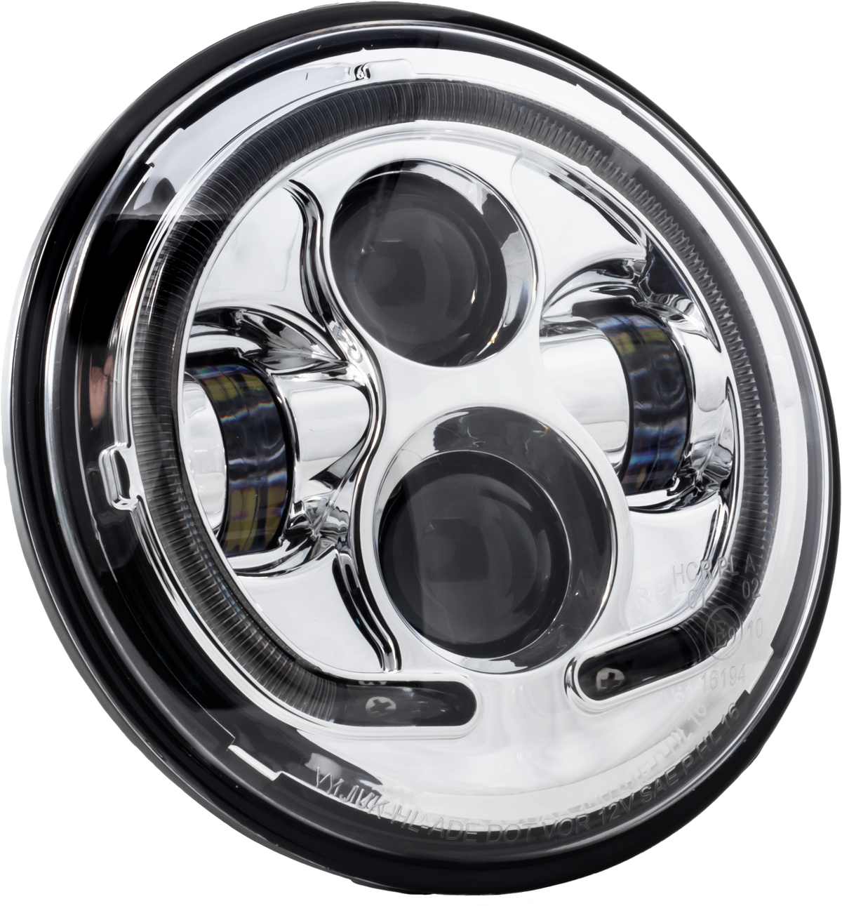 Letric Lighting Co. LLC-ILHP-7C 7in. Premium LED Headlight with Full-H ...