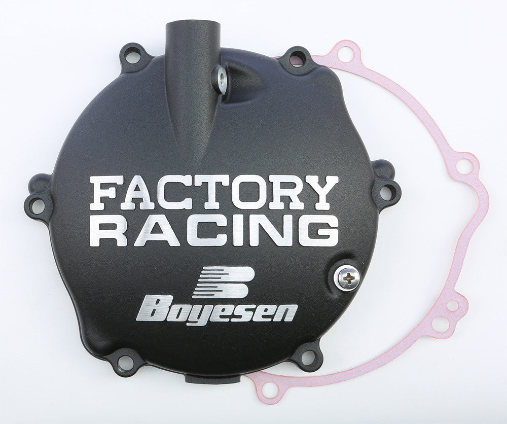 Boyesen Factory Racing Clutch Cover Black CC-31B — ROCO 4X4