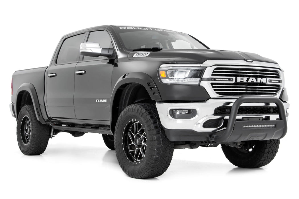 Rough Country Sf1 Fender Flares Black Fits RAM 1500 2Wd/4Wd (2019-2023 ...